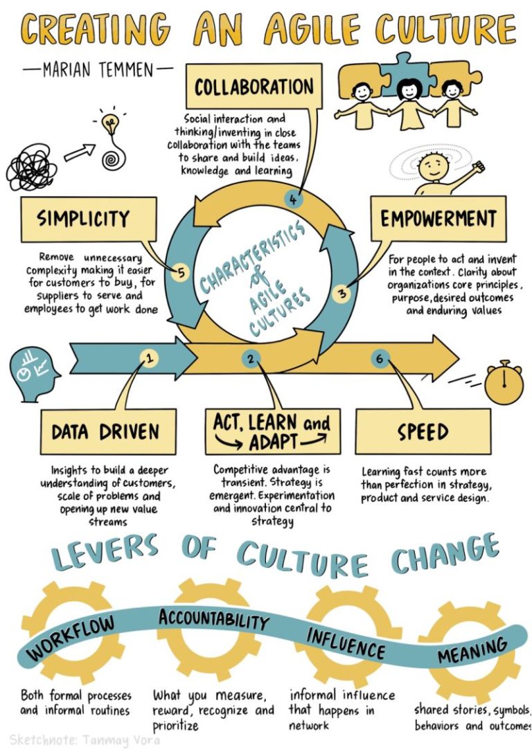 Infographic: creating an agile culture | etc